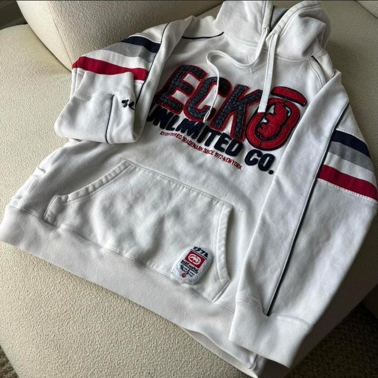 Rare Vintage 2000s Ecko Untld Hoodie with a... - Depop