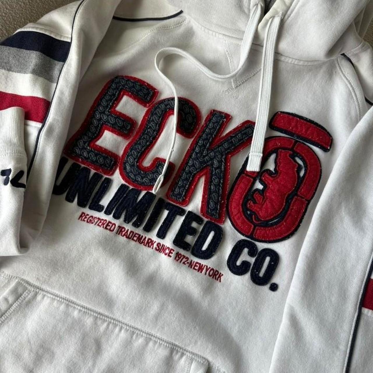 Rare Vintage 2000s Ecko Untld Hoodie with a... - Depop