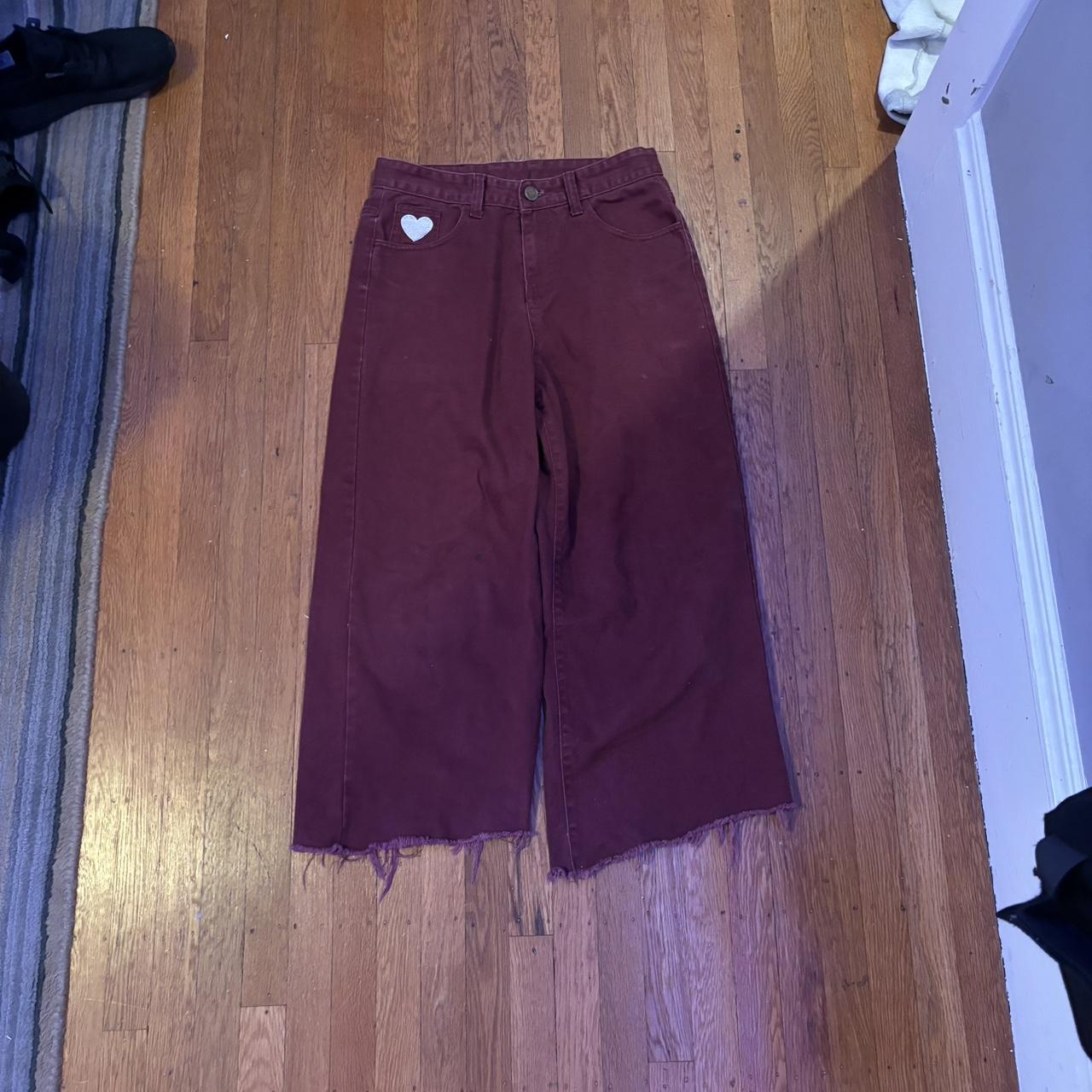 Rare Og nickittens with heart Fit supper baggy - Depop