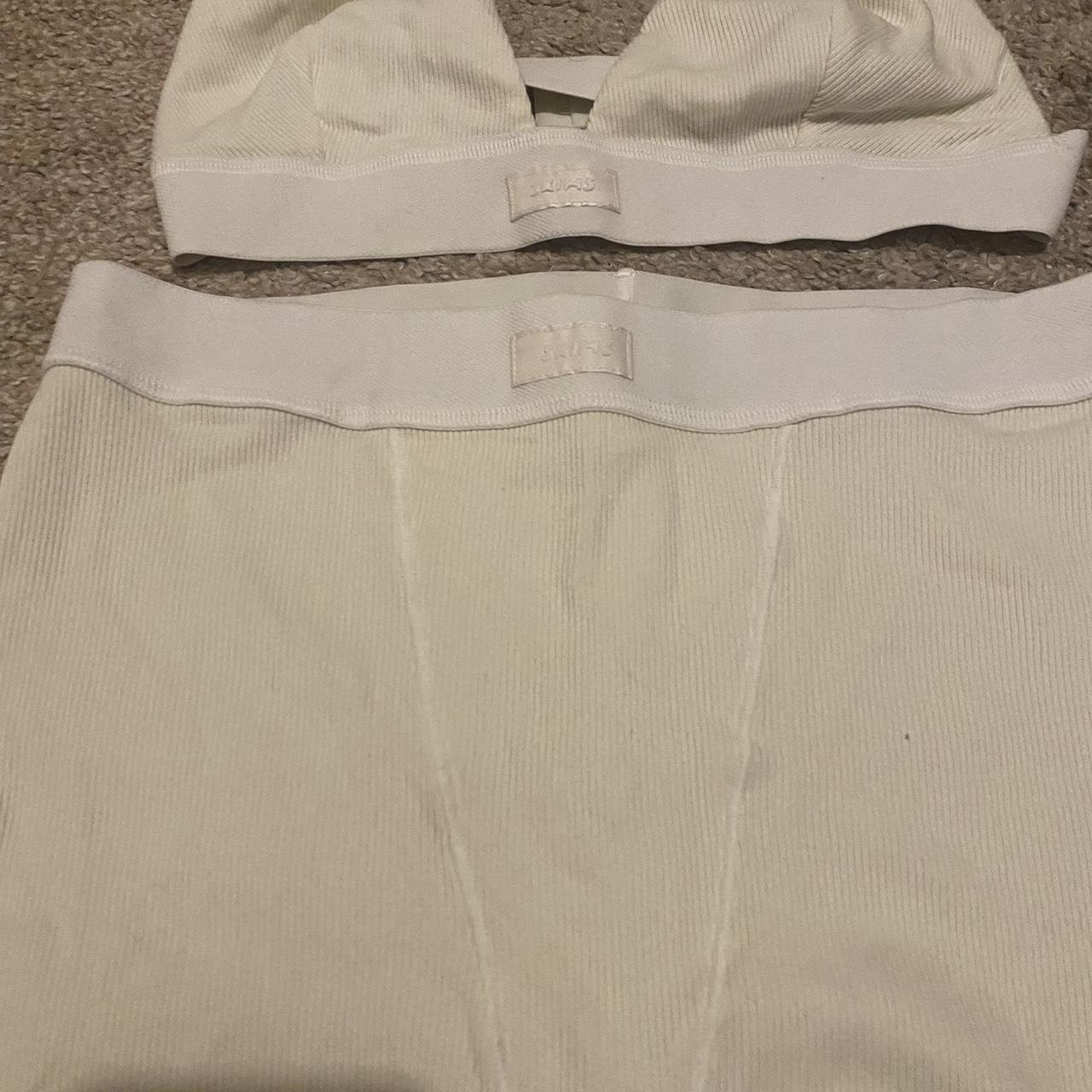 Cream colored Skims set. Never worn and new with... - Depop