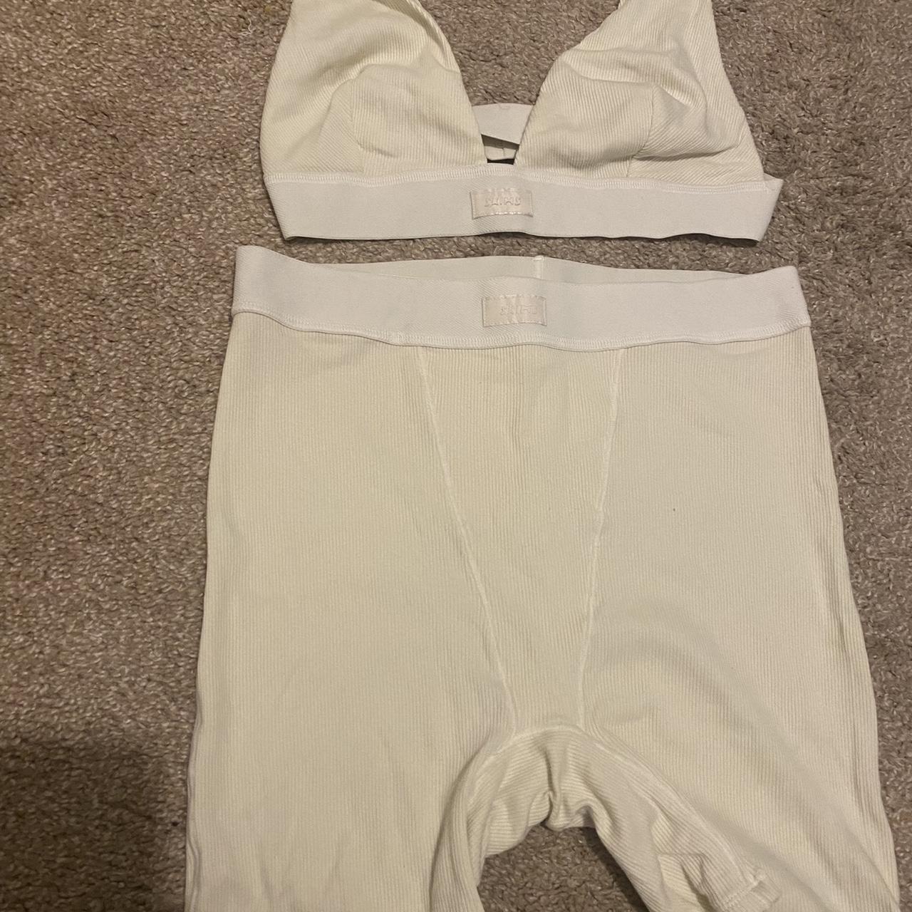 Cream colored Skims set. Never worn and new with... - Depop