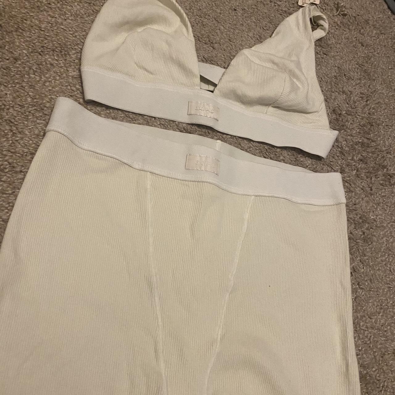 Cream colored Skims set. Never worn and new with... - Depop