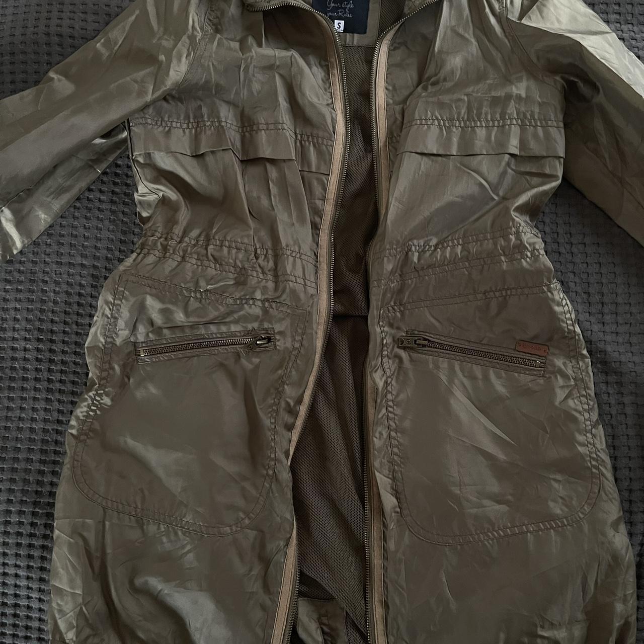 CROPP Jacket / Trench Coat / Size S Coat in like... - Depop