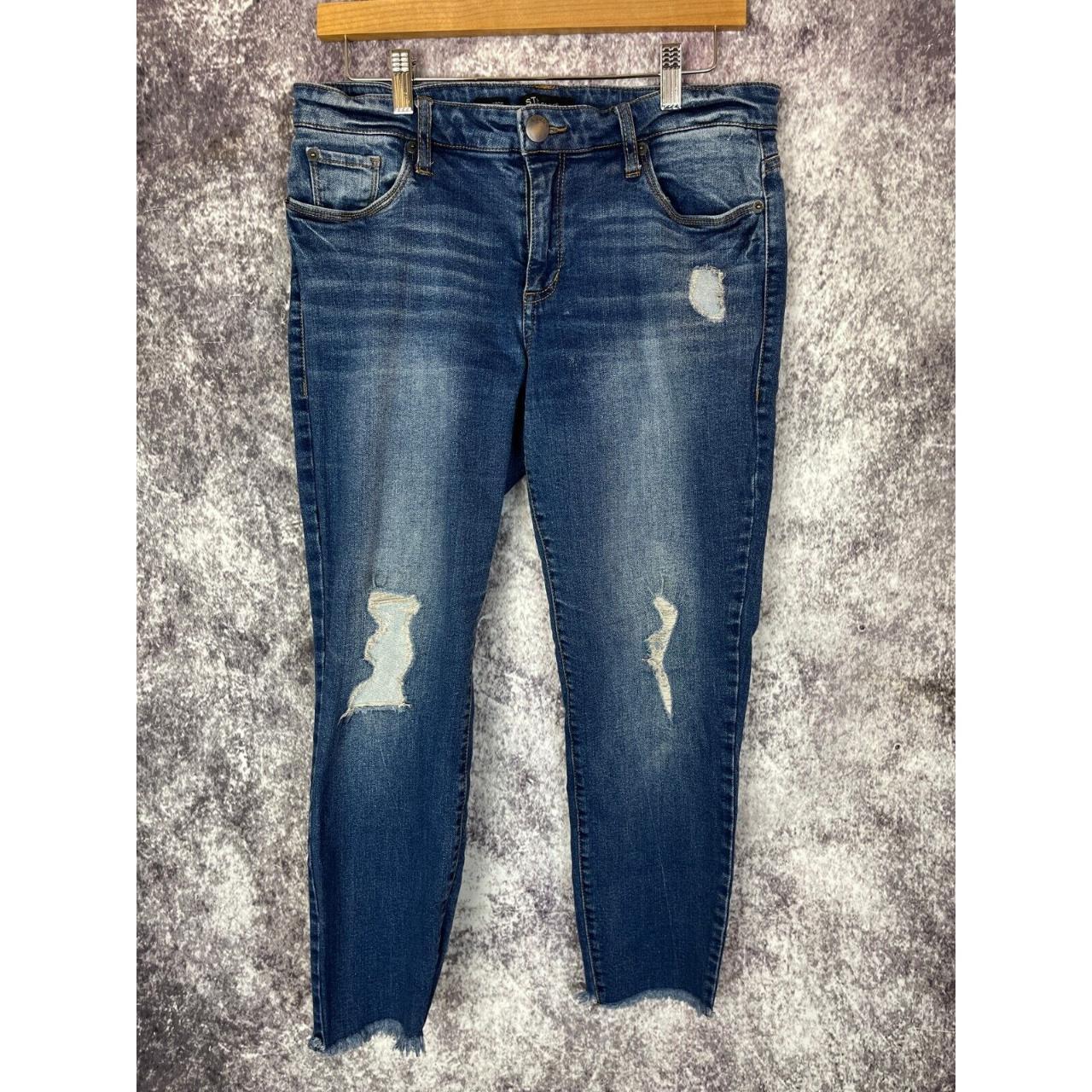 STS Blue Jeans Women s 29 Blue Emma Ankle Skinny Mid. Depop