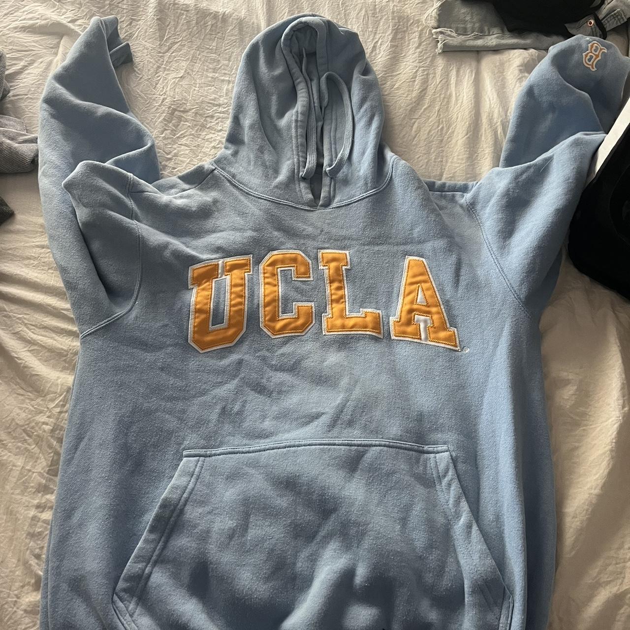 UCLA hoodie Really pretty color Some staining on... - Depop