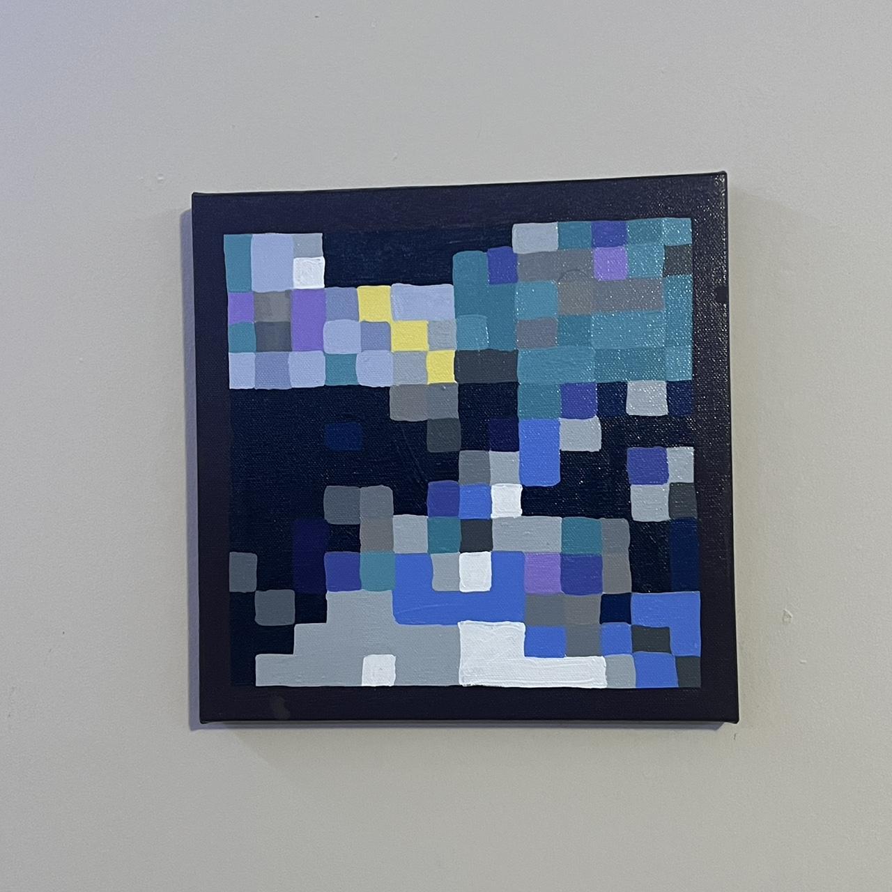 Minecraft handmade painting- “Aztec painting” -... - Depop