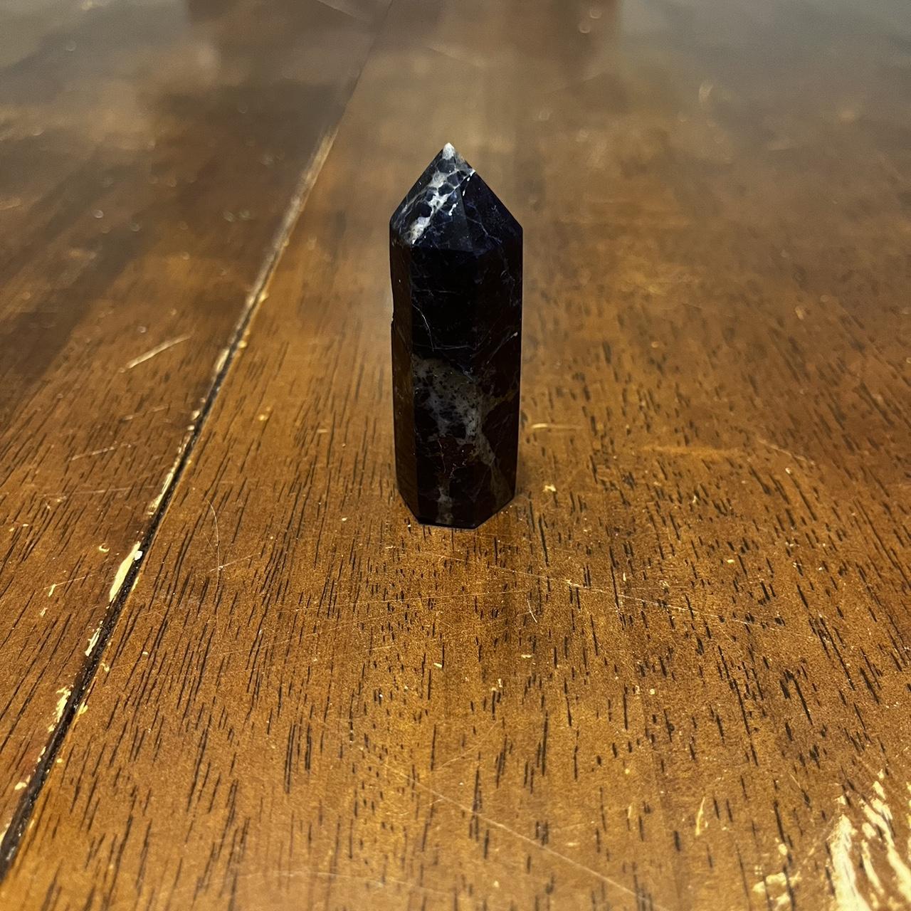 dark blue crystal tower - Depop