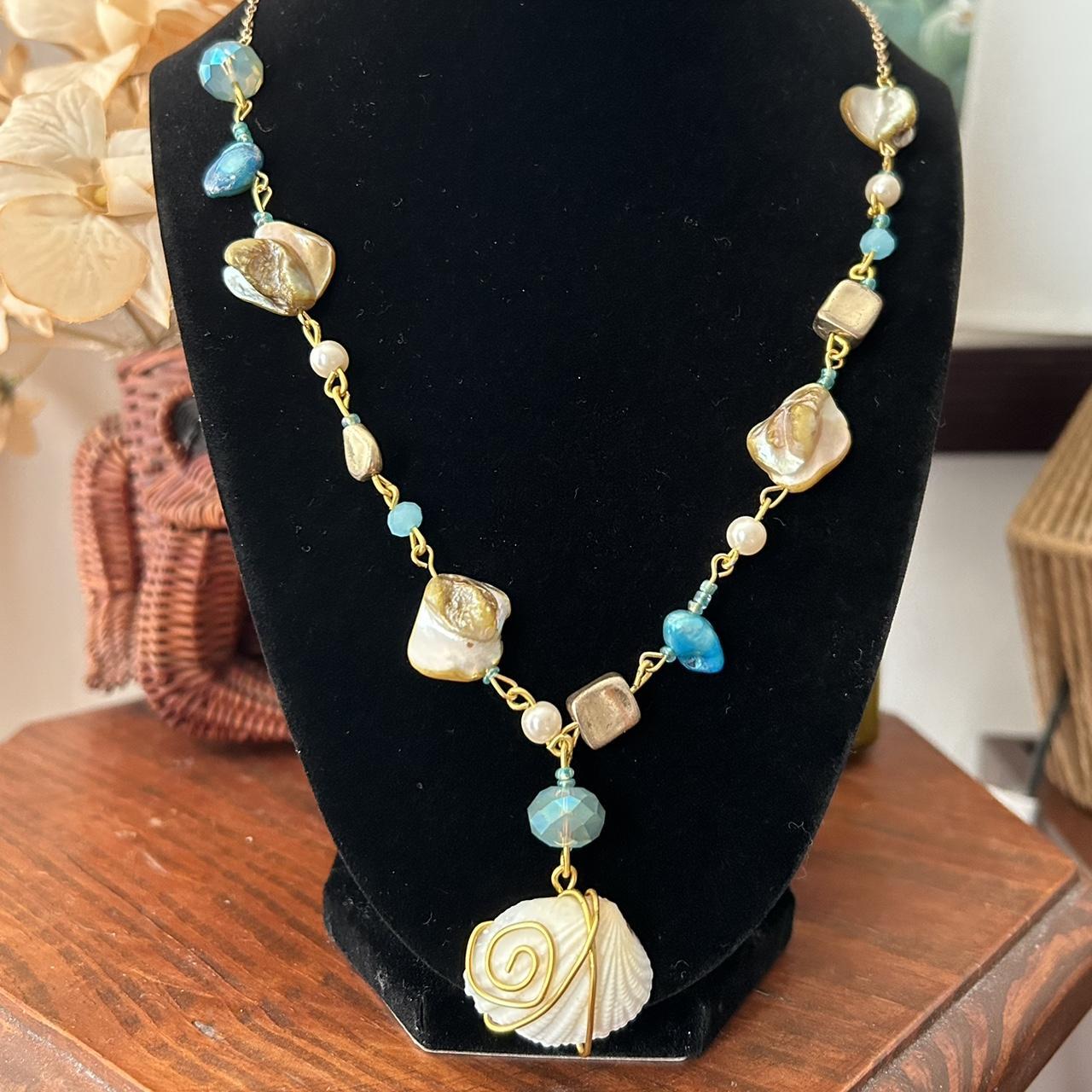 Handmade mermaid-core necklace!! ☆ #handmade... - Depop