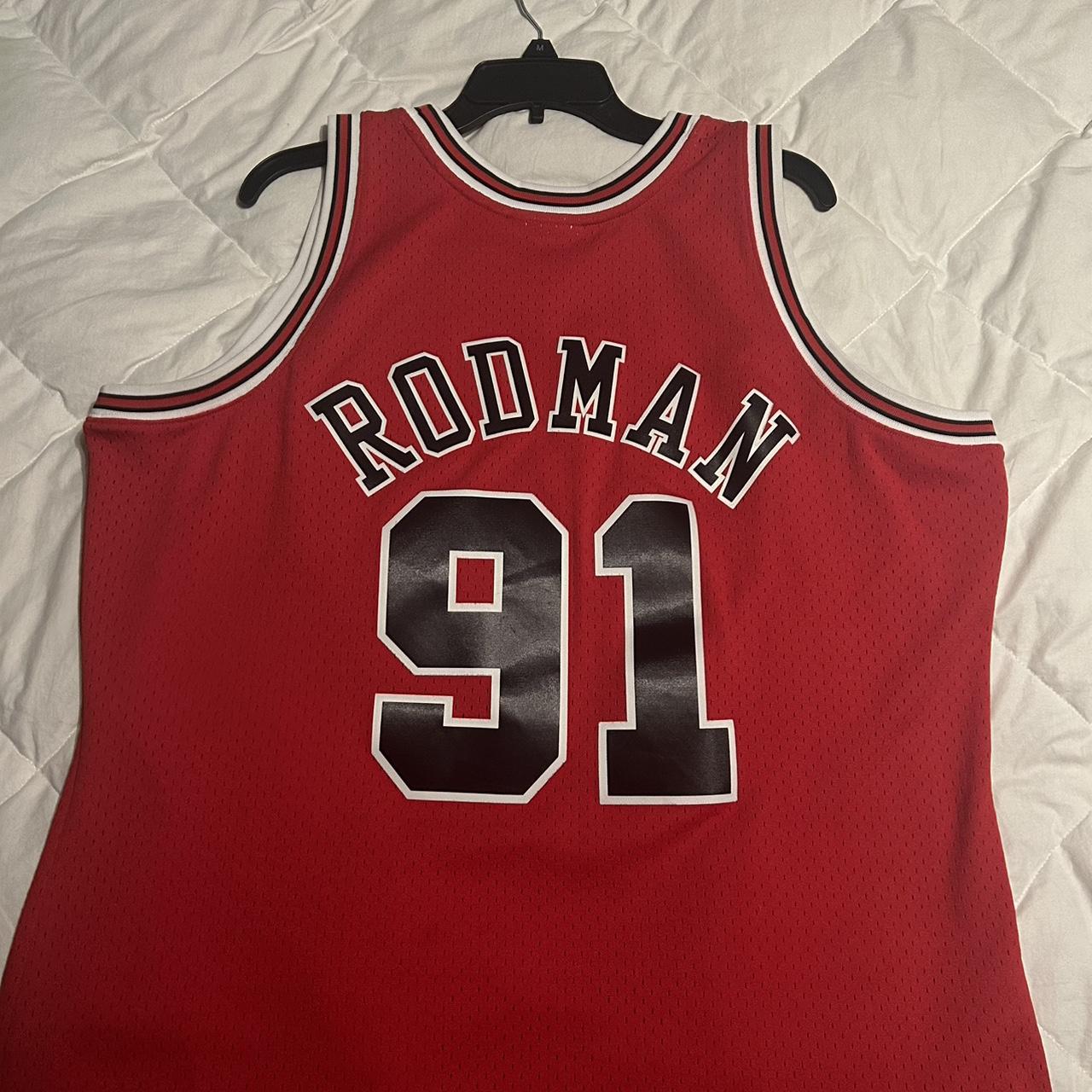 Dennis Rodman Bulls Jersey 1997-98 Size XL - Depop