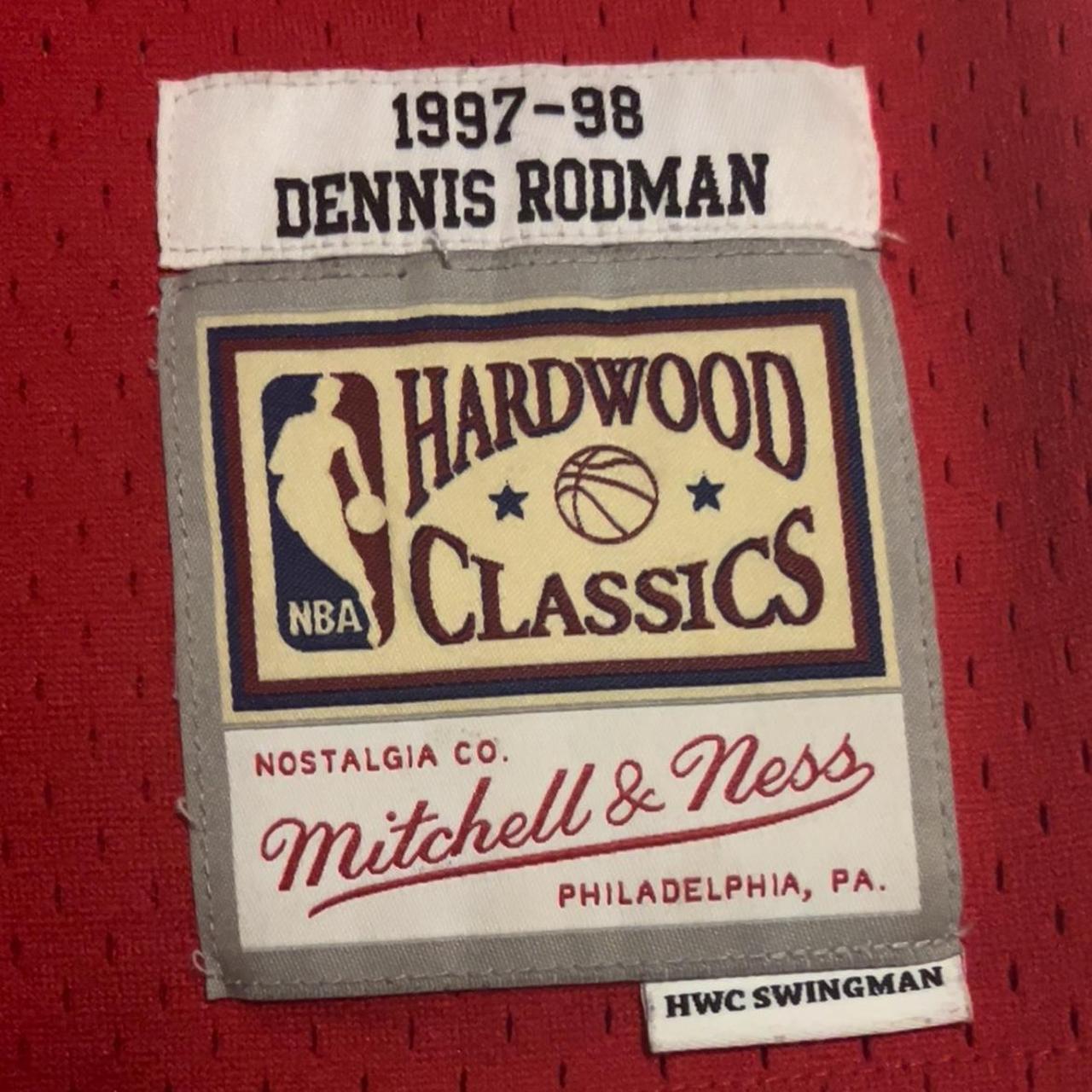 Dennis Rodman Bulls Jersey 1997-98 Size XL - Depop
