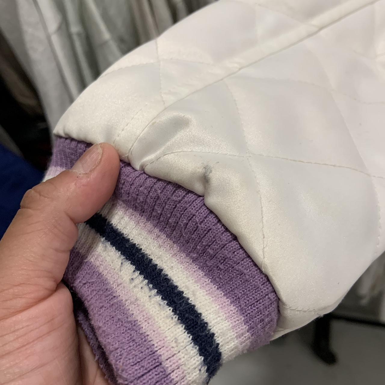 Pink and purple Lizzie McGuire embroidered... - Depop