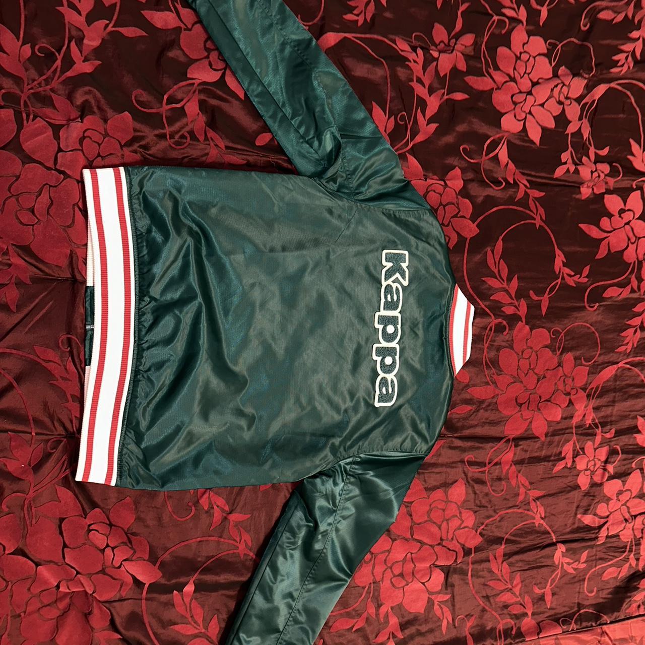 This vintage Kappa jacket is size M and its color is... - Depop