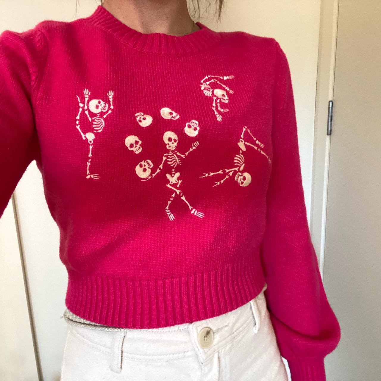 Dangerfield slight pilling Embroiderd Knit Jumper -... - Depop