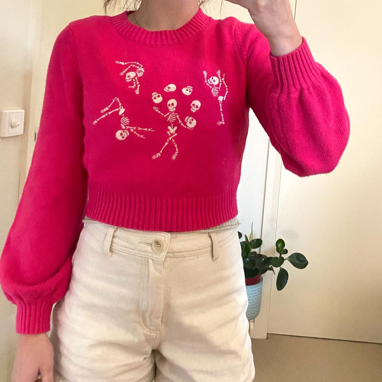 Dangerfield slight pilling Embroiderd Knit Jumper -... - Depop