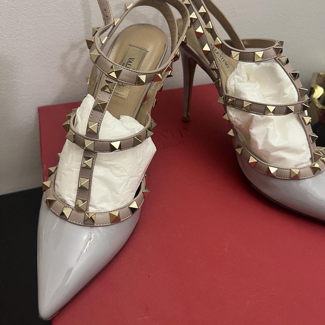 Valentino Garvani rock stud heels Size 39. Worn a... | Depop