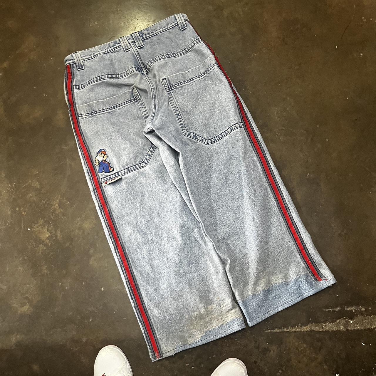 VINTAGE RARE JNCO TUFFY BAGGY JEANS 36x30 Outseam... - Depop