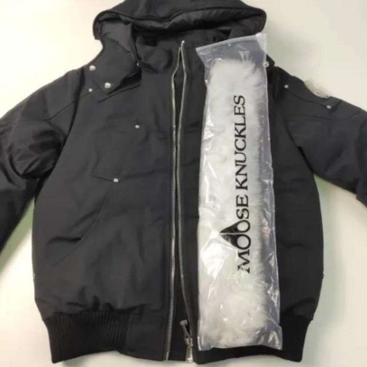 Moose knuckle jacket black large #moose knuckles... - Depop