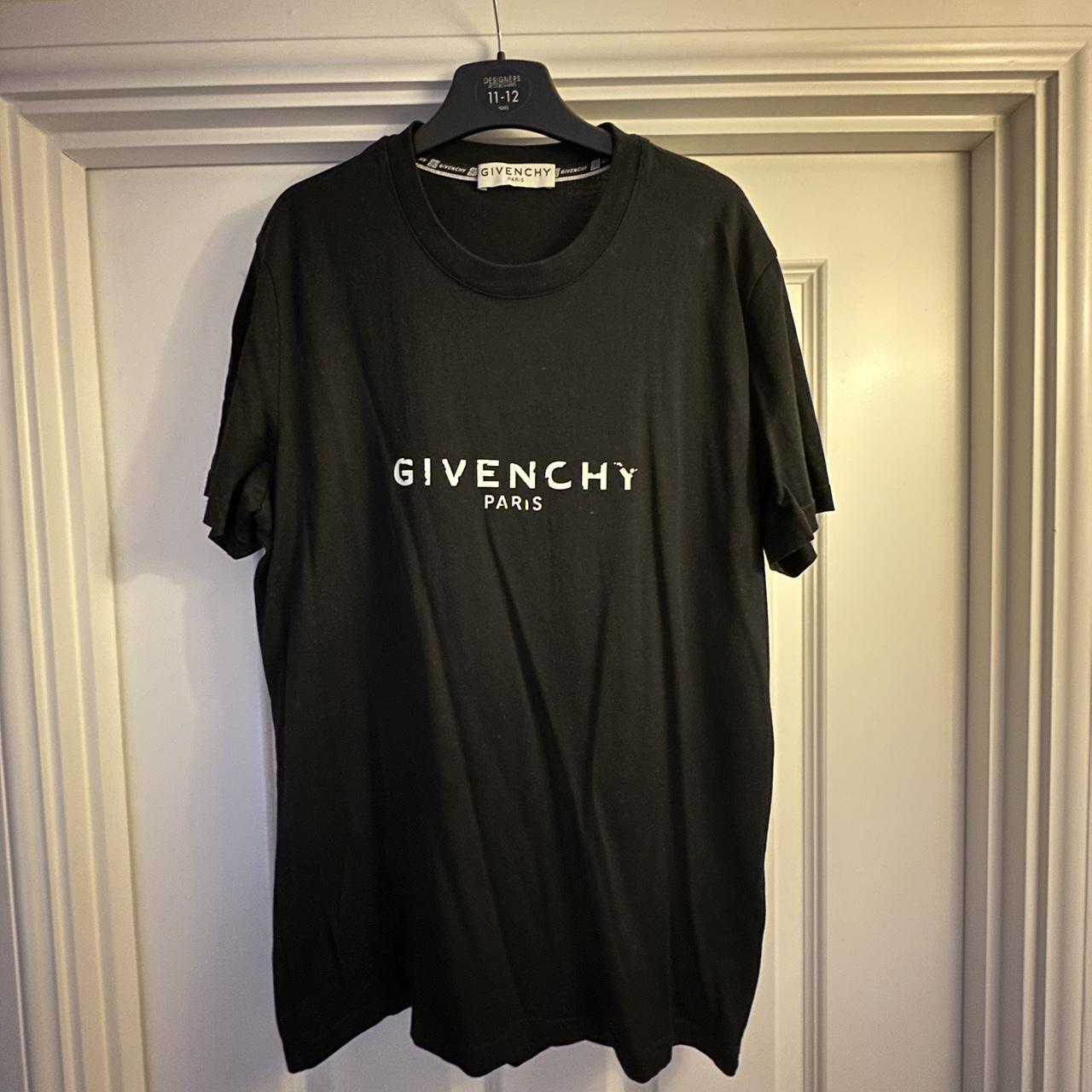 Givenchy Distressed Logo Slim Fit T-Shirt Only... - Depop