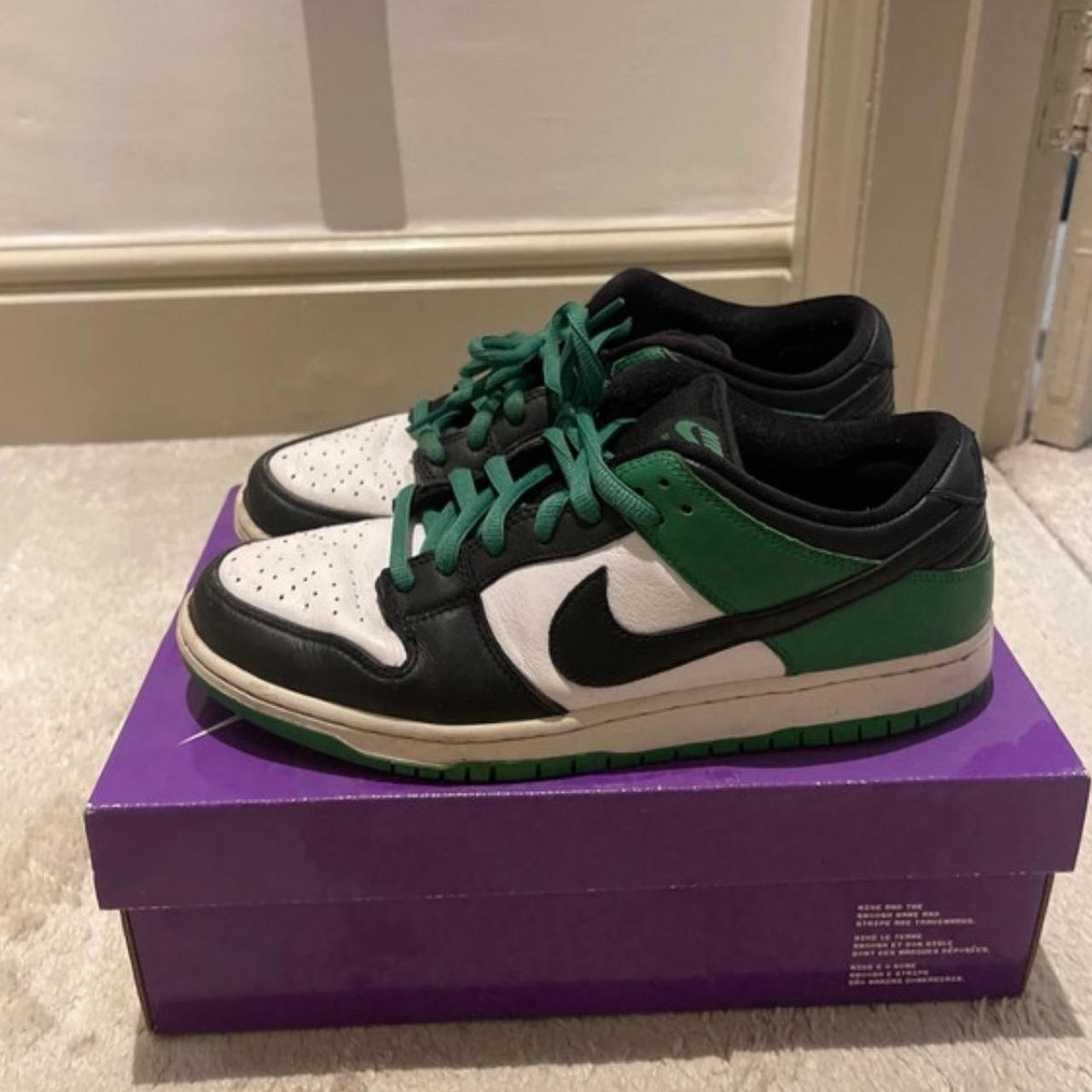 Nike dunk low pro green - Depop