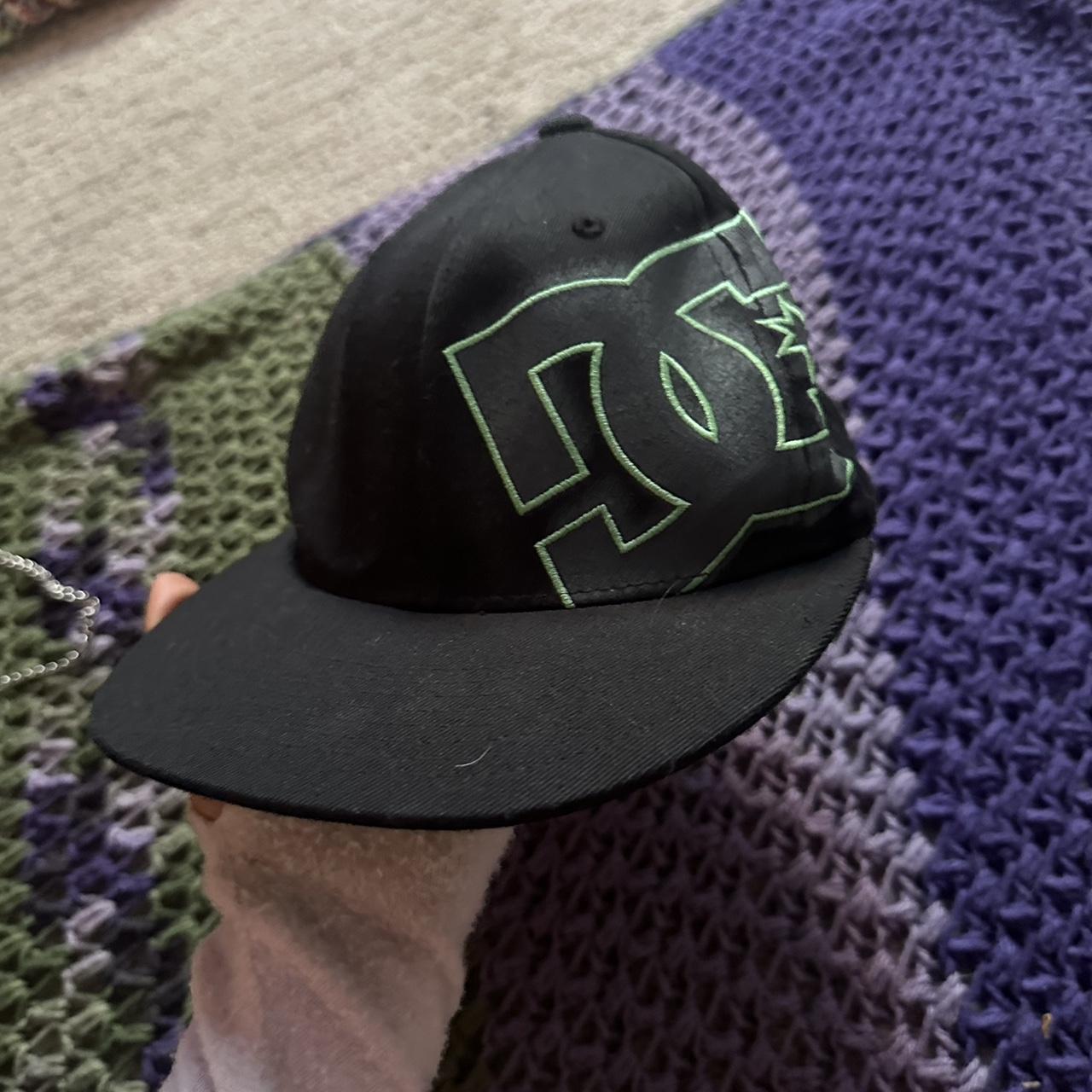 Black and green DC hat #skater - Depop