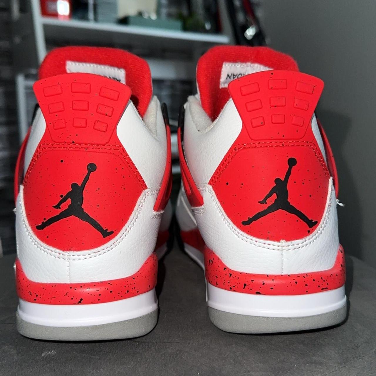 Jordan 4 red cement #jordan4 #j4 #red #redcement - Depop