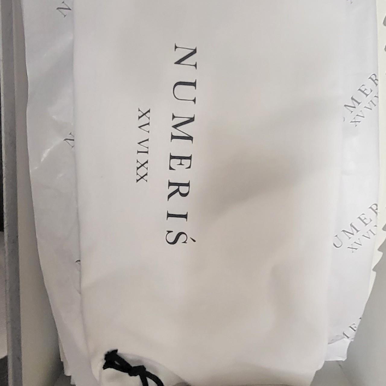 Numeris casual mens white leather lace up shoes UK 9 - Depop