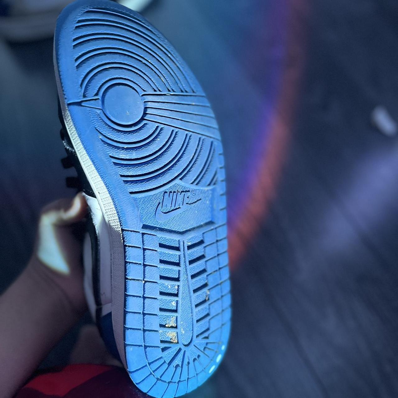 Blue Travis Scott x air Jordan’s Clean and minor... - Depop