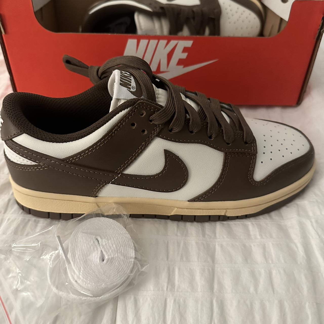 Nike dunks White/brown - Depop