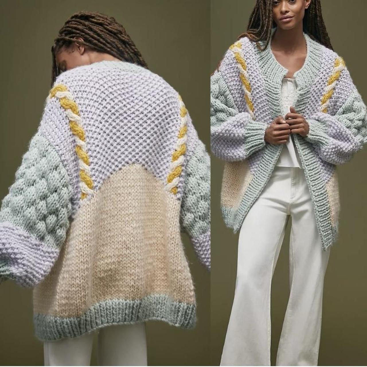 Vicky Knits cardigan So hard to part with Oversized... - Depop