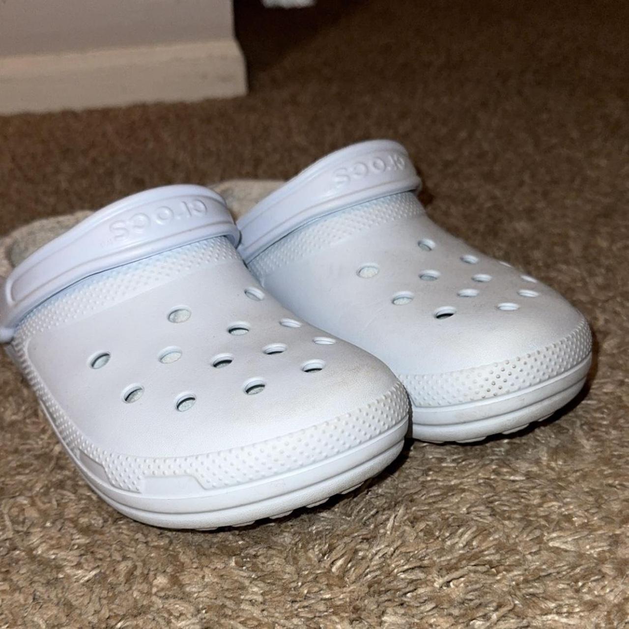 Fuzzy Crocs $15 (or best offer) Size 8 - Depop