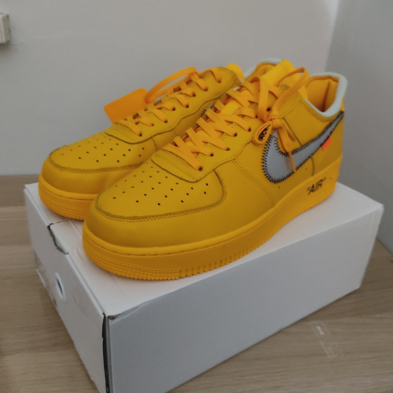 Nike Air Force 1 X Off-white Lemonade - Depop