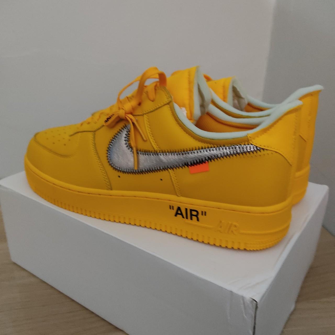 Nike Air Force 1 X Off-white Lemonade - Depop
