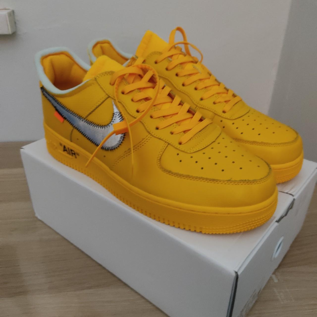 Nike Air Force 1 X Off-white Lemonade - Depop