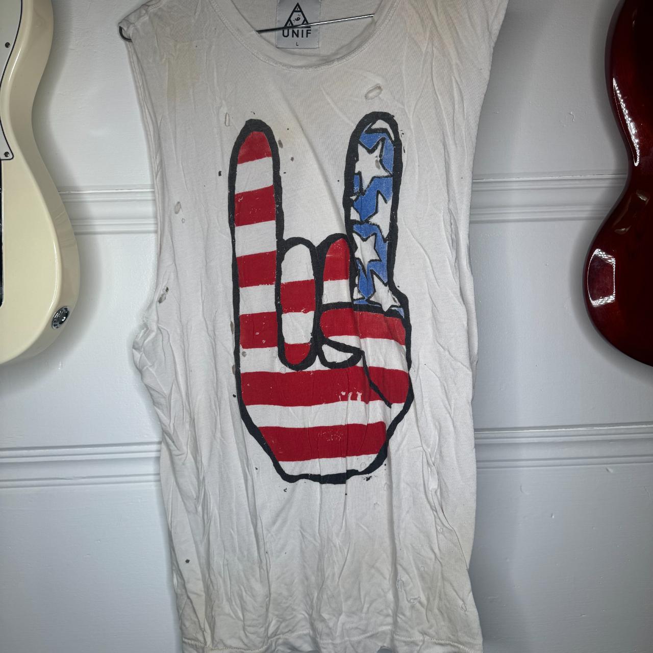 UNIF American Rocker Tank-Top Price: $20 Size: Men’s... - Depop