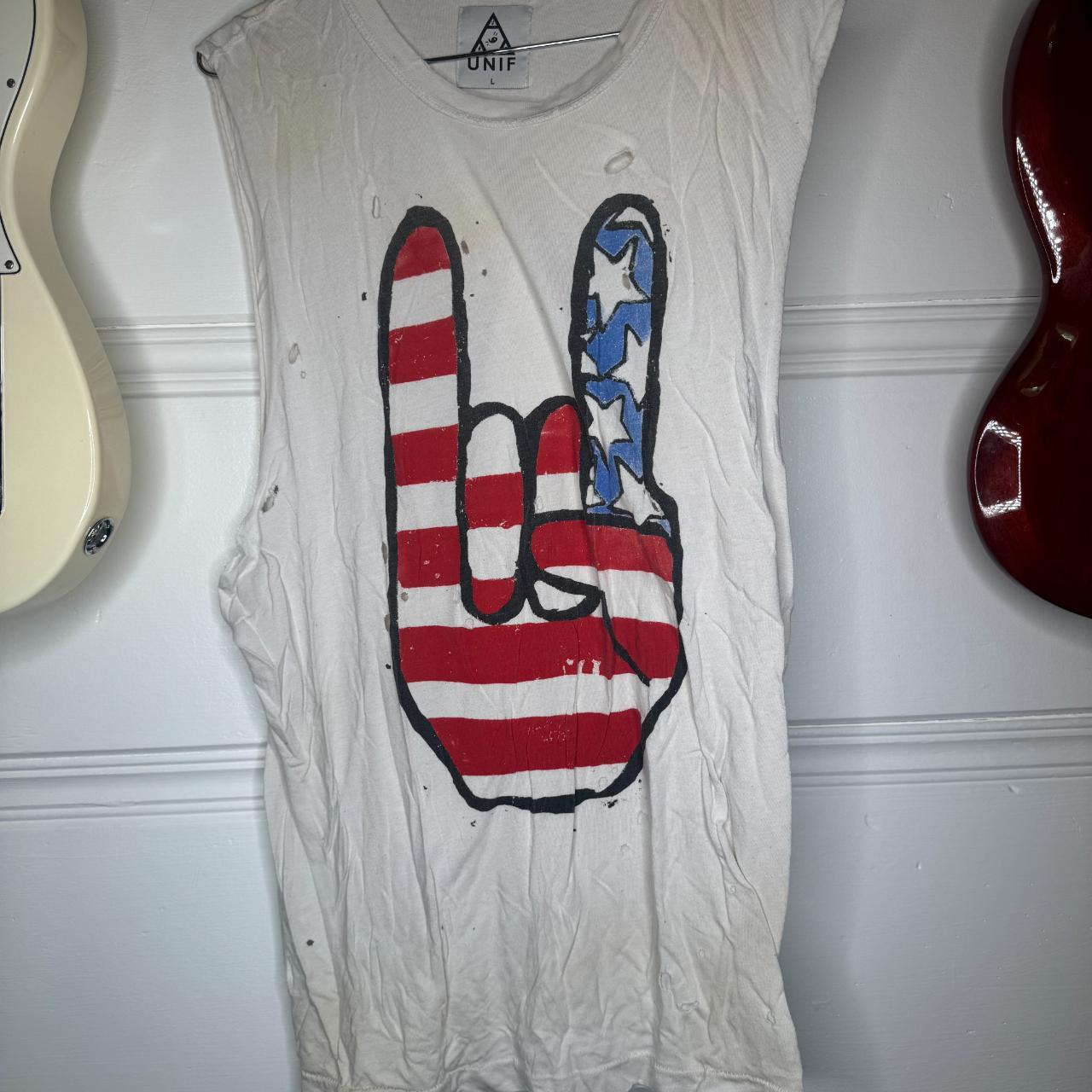 UNIF American Rocker Tank-Top Price: $20 Size: Men’s... - Depop