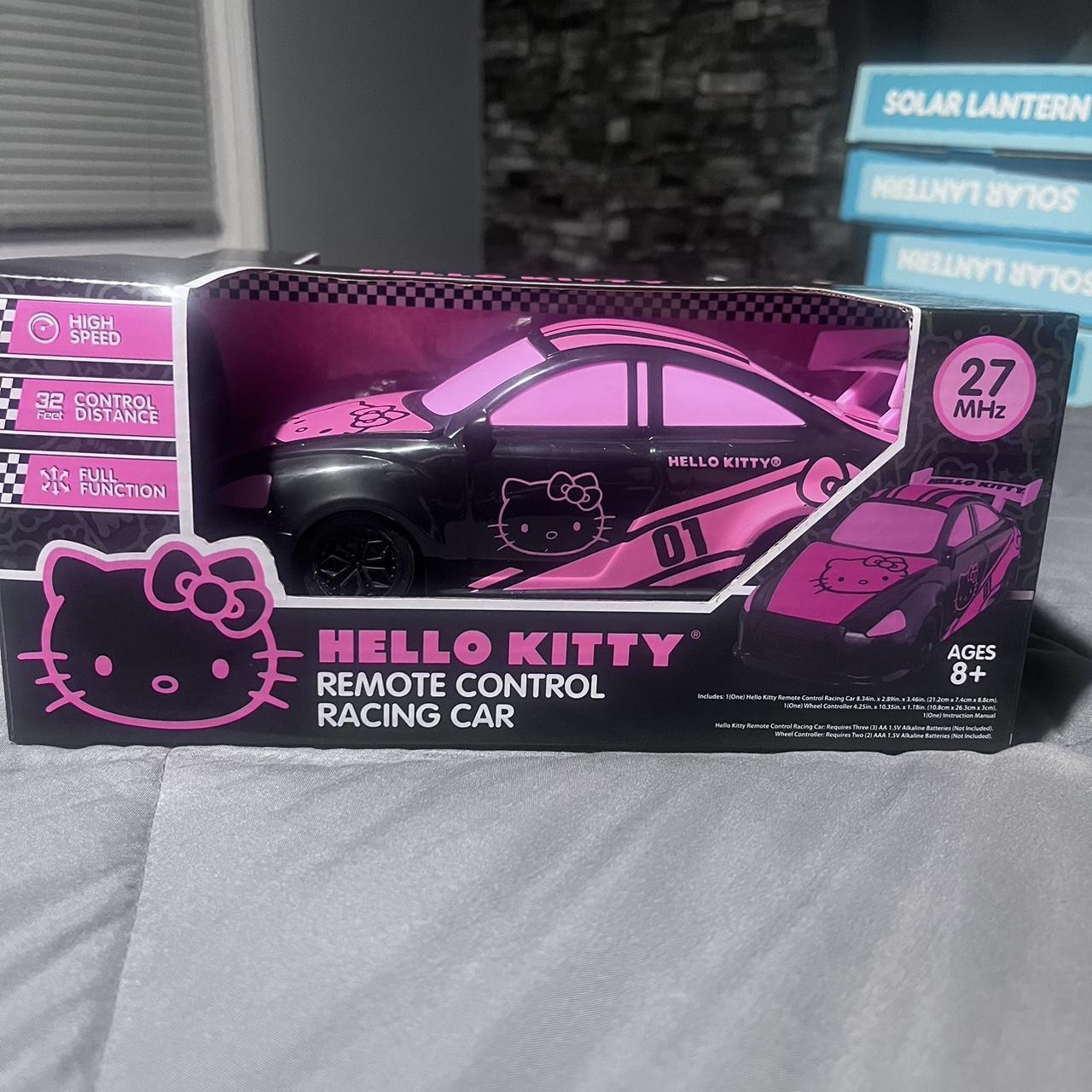 Hello Kitty remote control race car - Depop