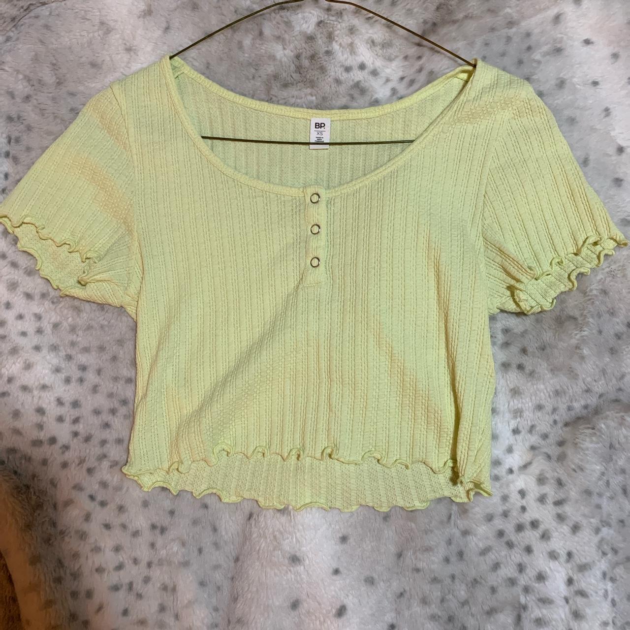 Cute small crop top , very nice and soft material... - Depop