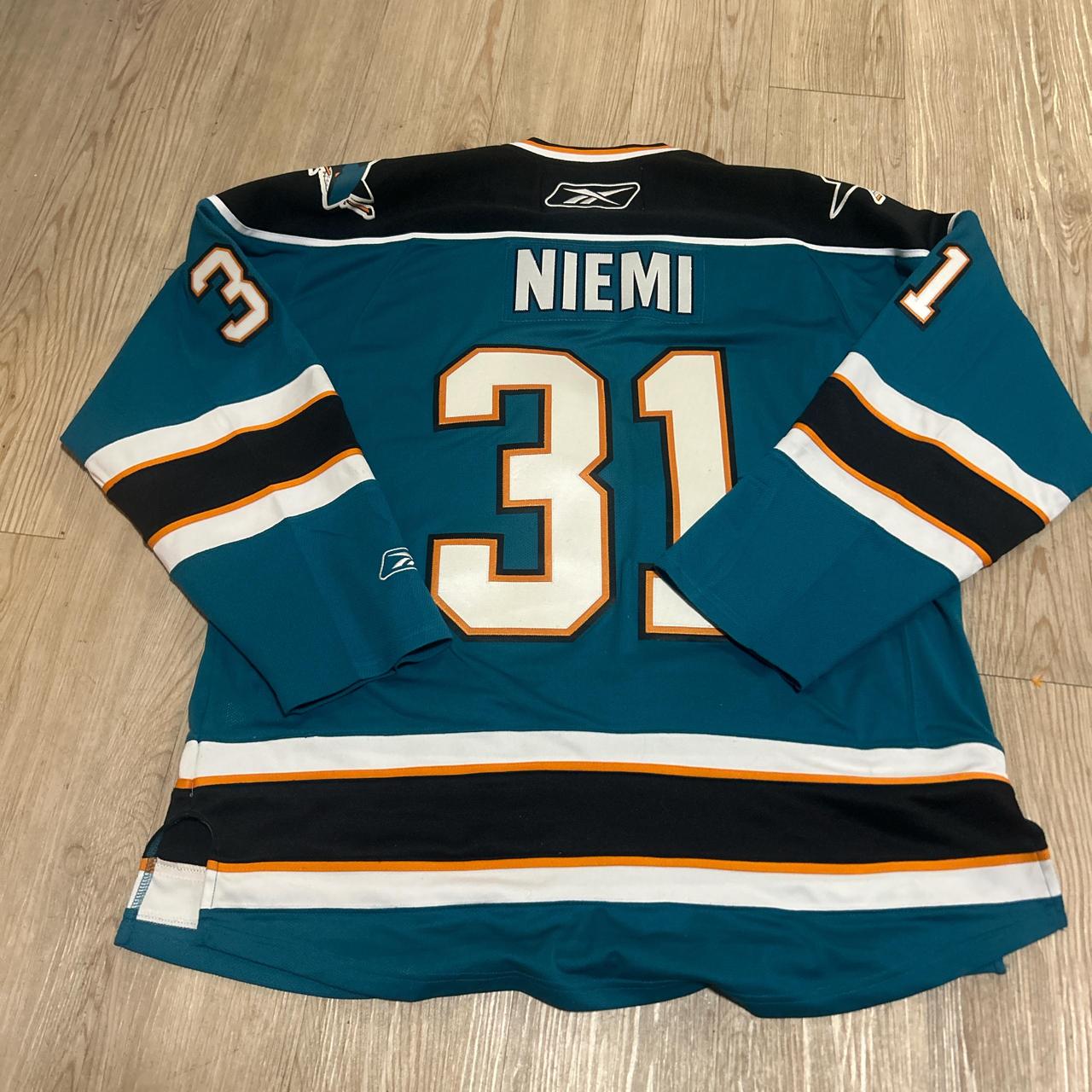 Early 2010s Reebok Antti Neimi Hockey Jersey... - Depop