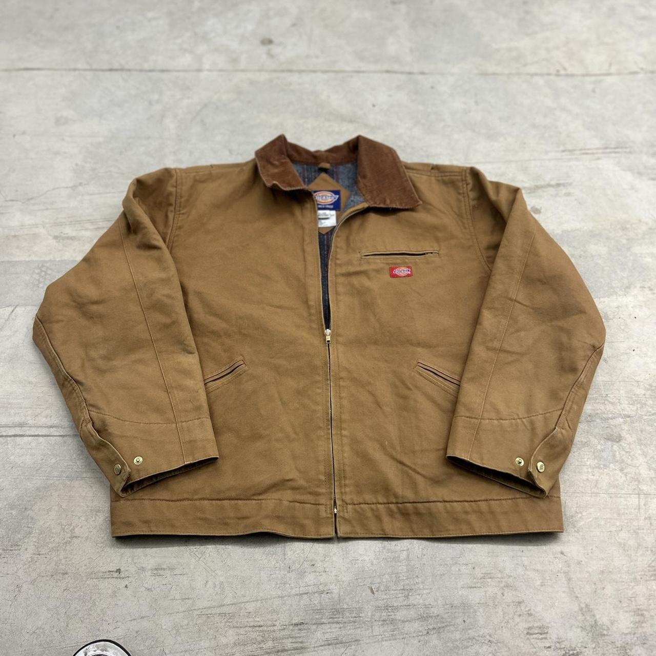 Vintage 2000s dickies work Detroit J97 style jacket... | Depop