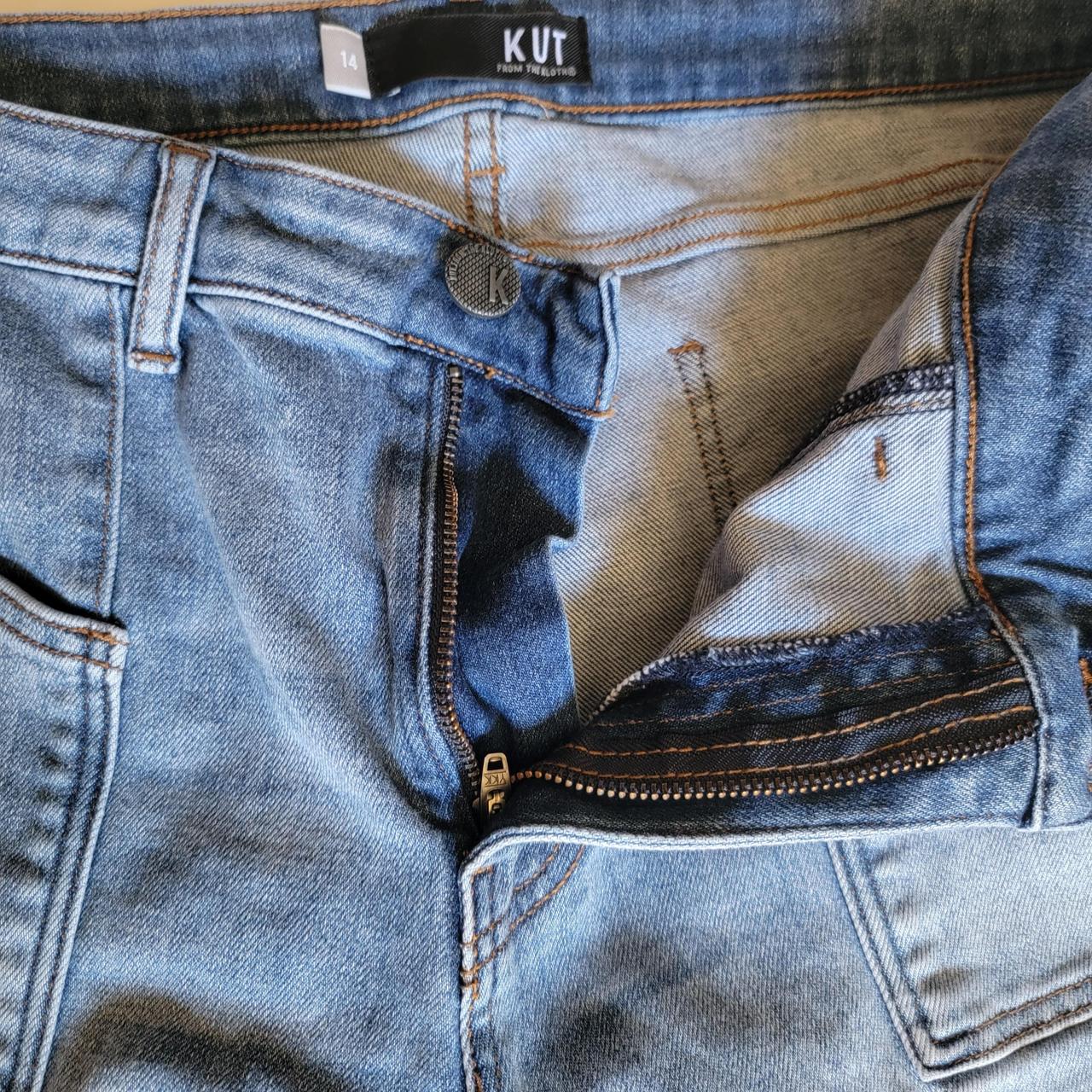 Kut From The Kloth Patchwork Kelsey Jeans Womens... - Depop