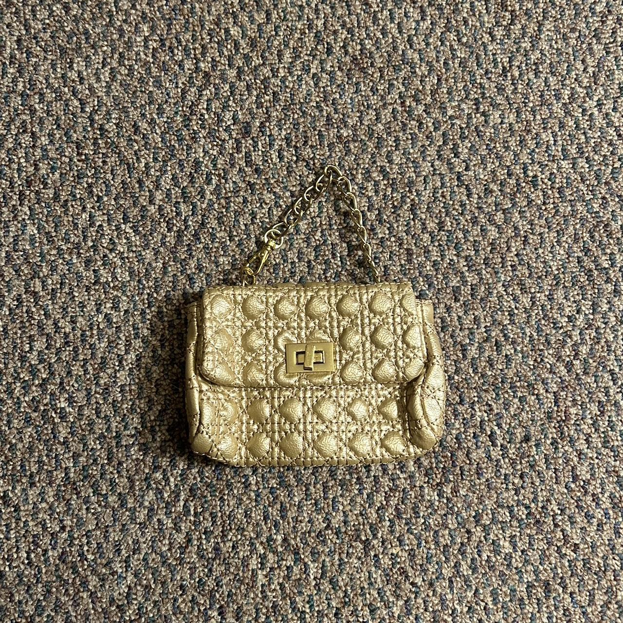 Vintage gold mini bag #glamour #macys - Depop