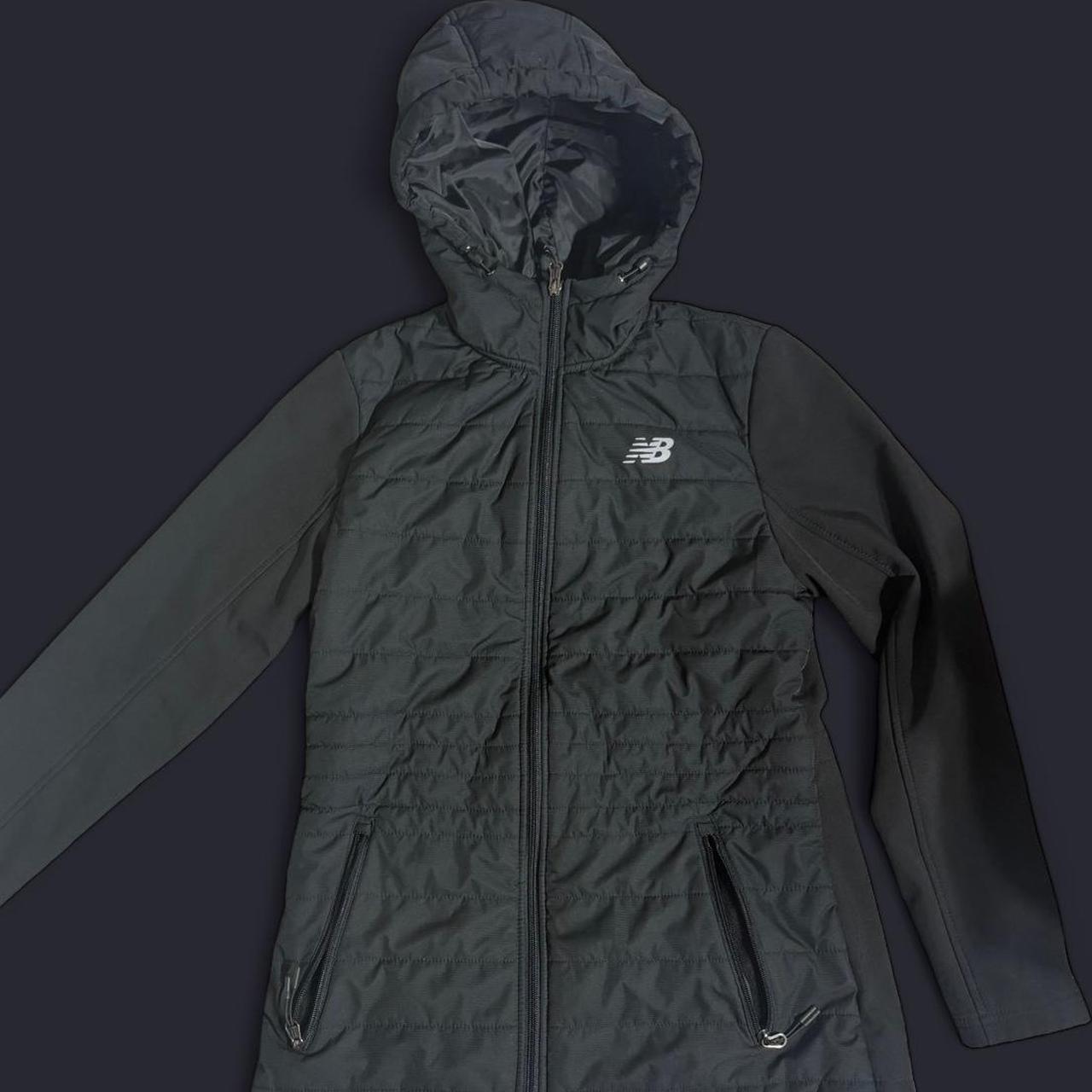 Black New Balance puffer jacket in great condition.... | Depop