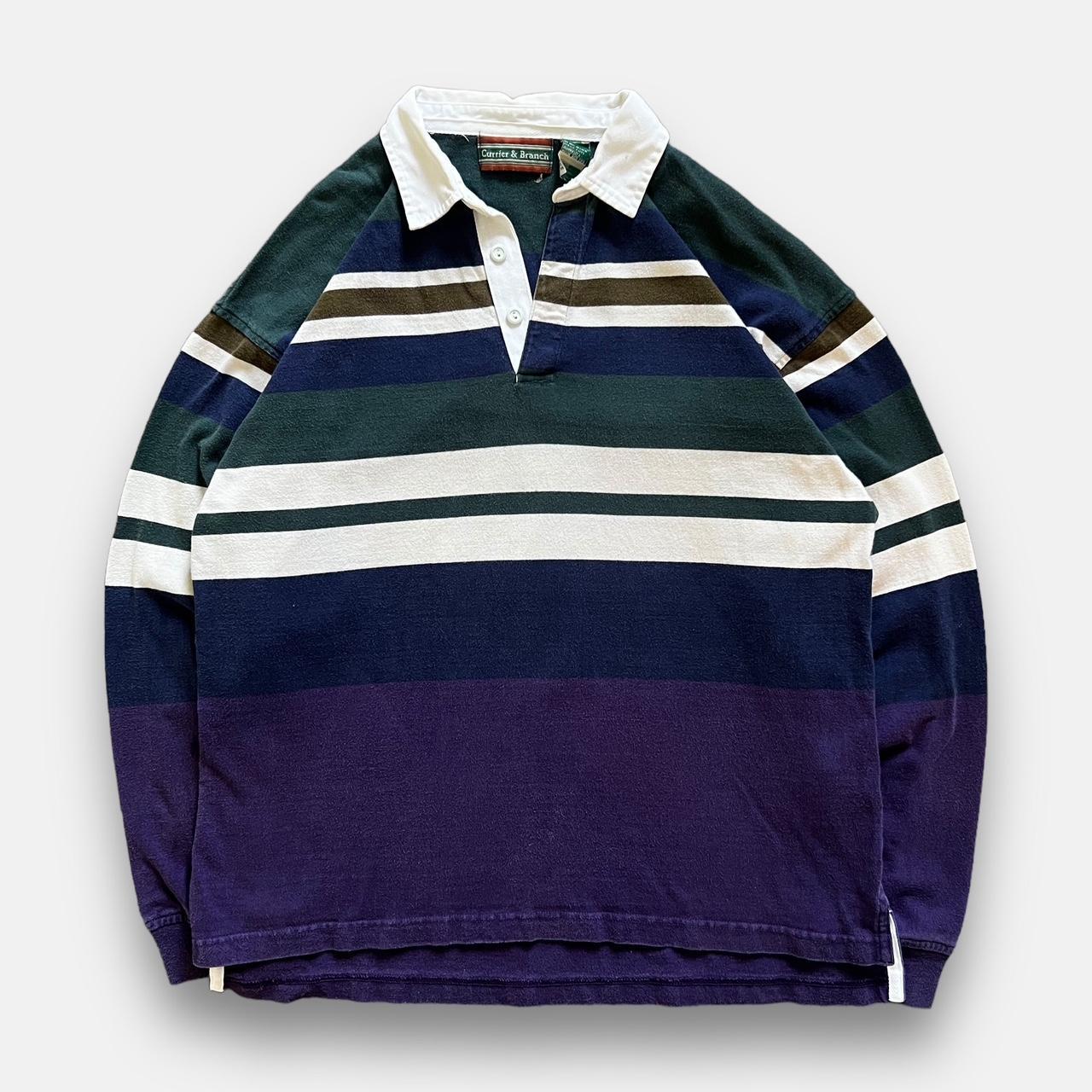 90s Rugby Long Sleeve Shirt (XL) • Era: 1990s • By... - Depop