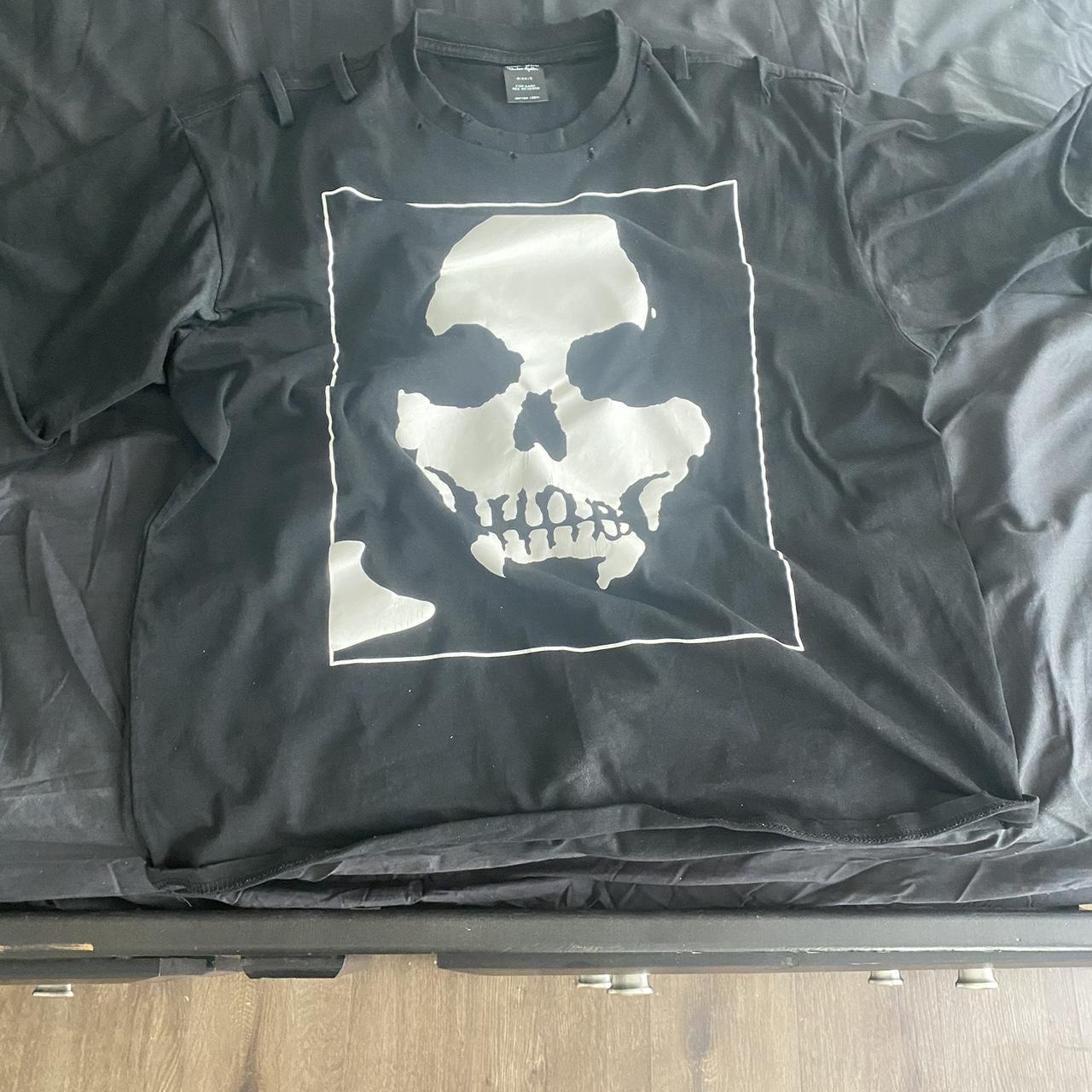 number nine skull tee - Depop