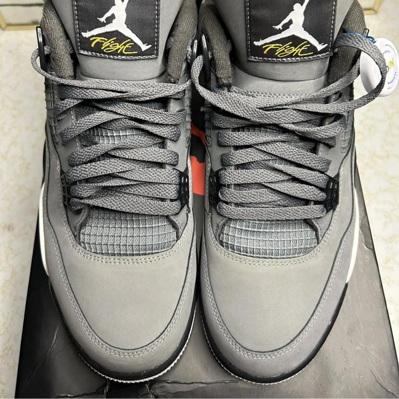 Brand new Cool grey jordan 4’s Size 12 - Depop