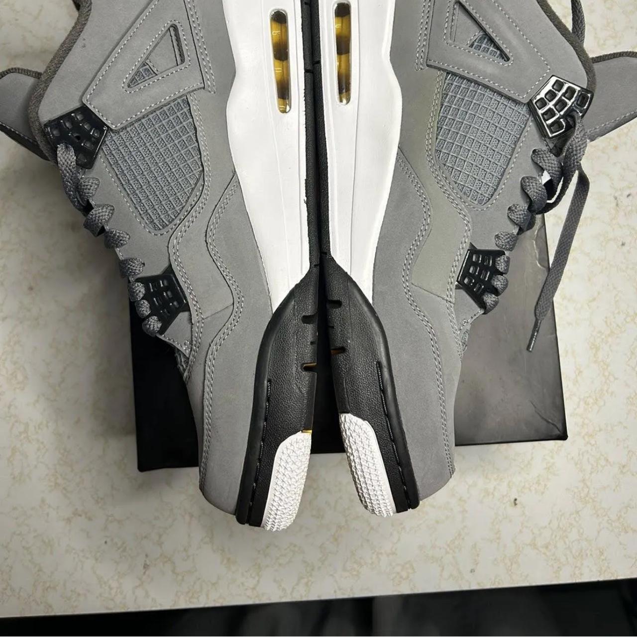 Brand new Cool grey jordan 4’s Size 12 - Depop
