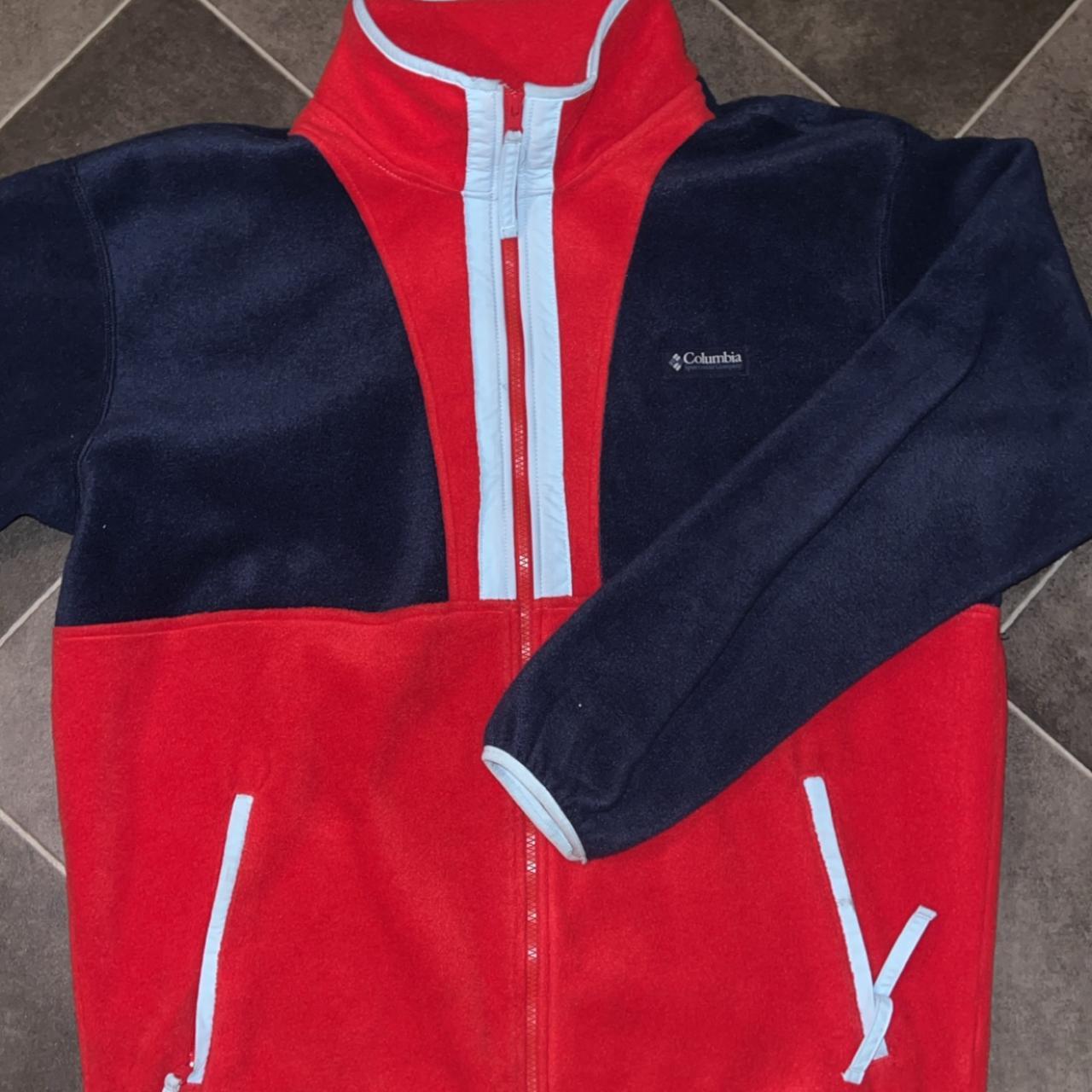 Columbia multi color fleece - Depop