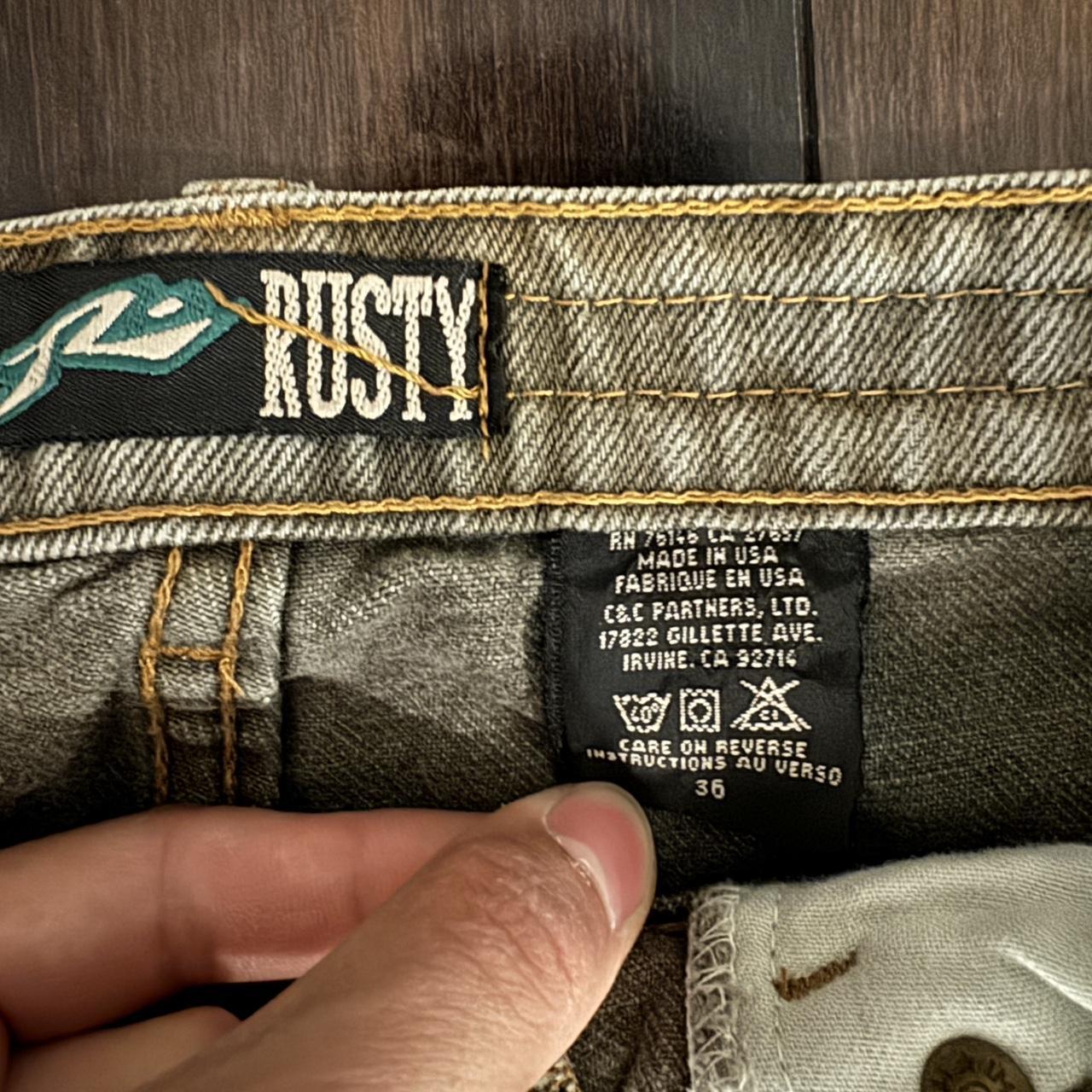 Super Sick Vintage Olive Green Rusty Jeans Cool... - Depop