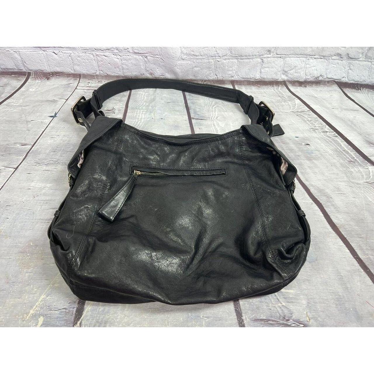 Junior Drake Soft Leather Shoulder Handbag Black M... - Depop