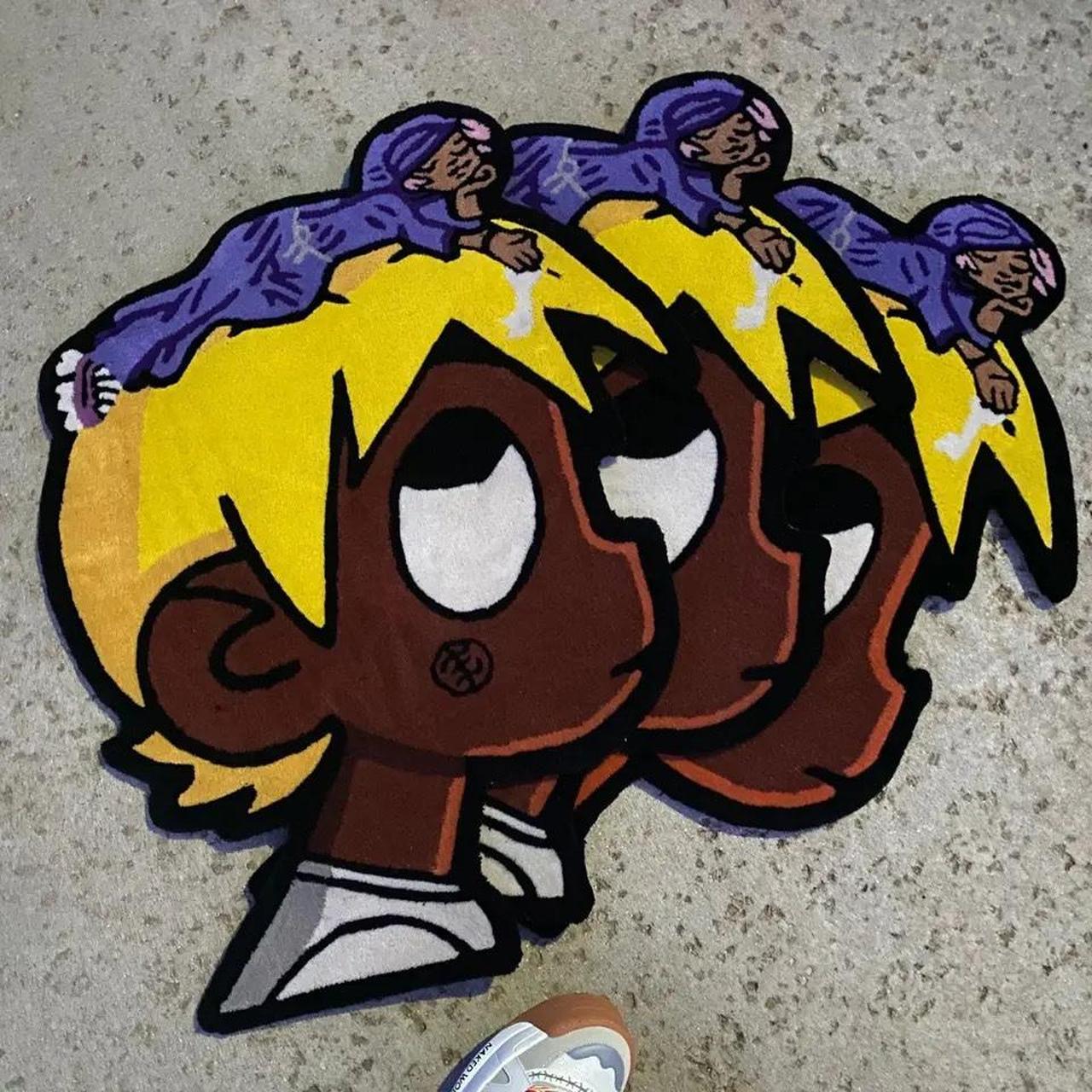 Blonde Hair Boy Cute Cartoon Area Floor Rug Living... - Depop